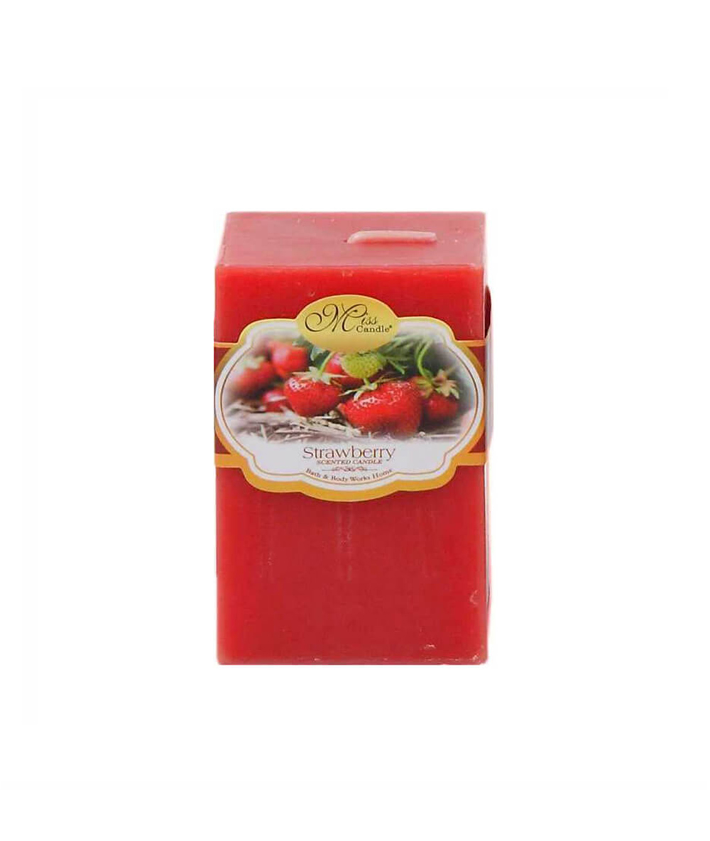 Scented Pillar candle Rectangular Shape W5H8